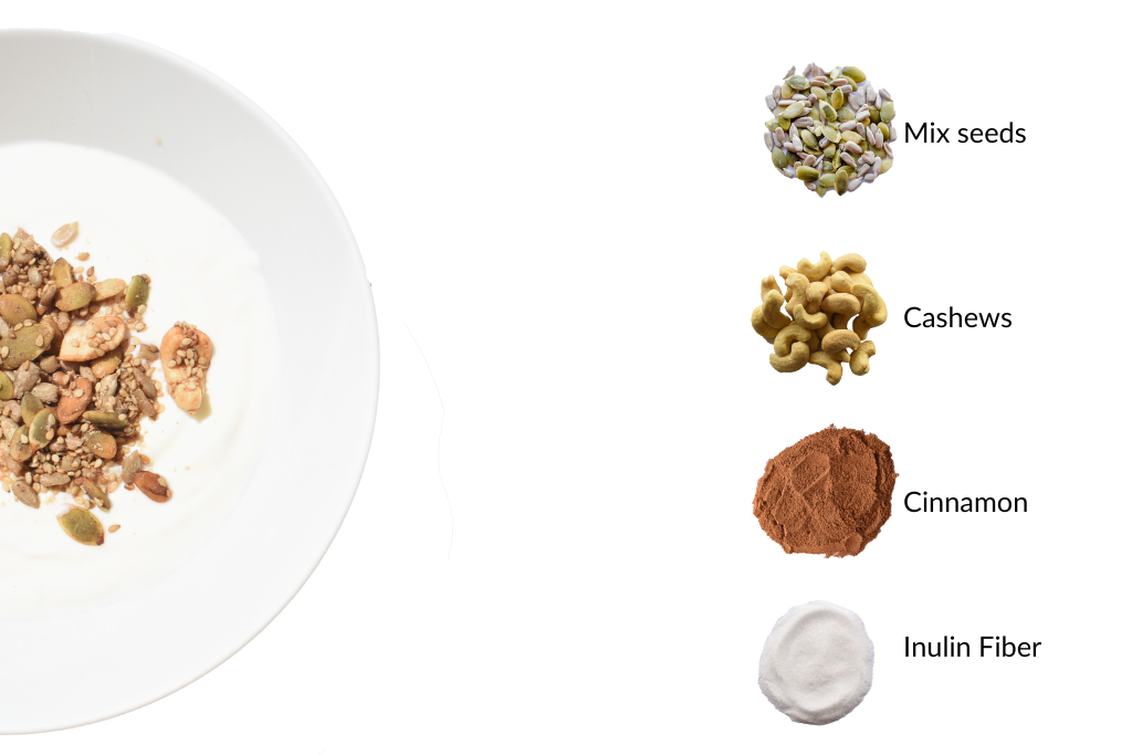 Nutty granola with Cashews & Seeds